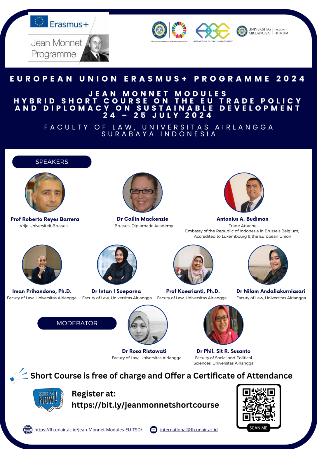 Event Jean Monnet Modules Hybrid Short Course - Jean Monnet Modules EU TSD